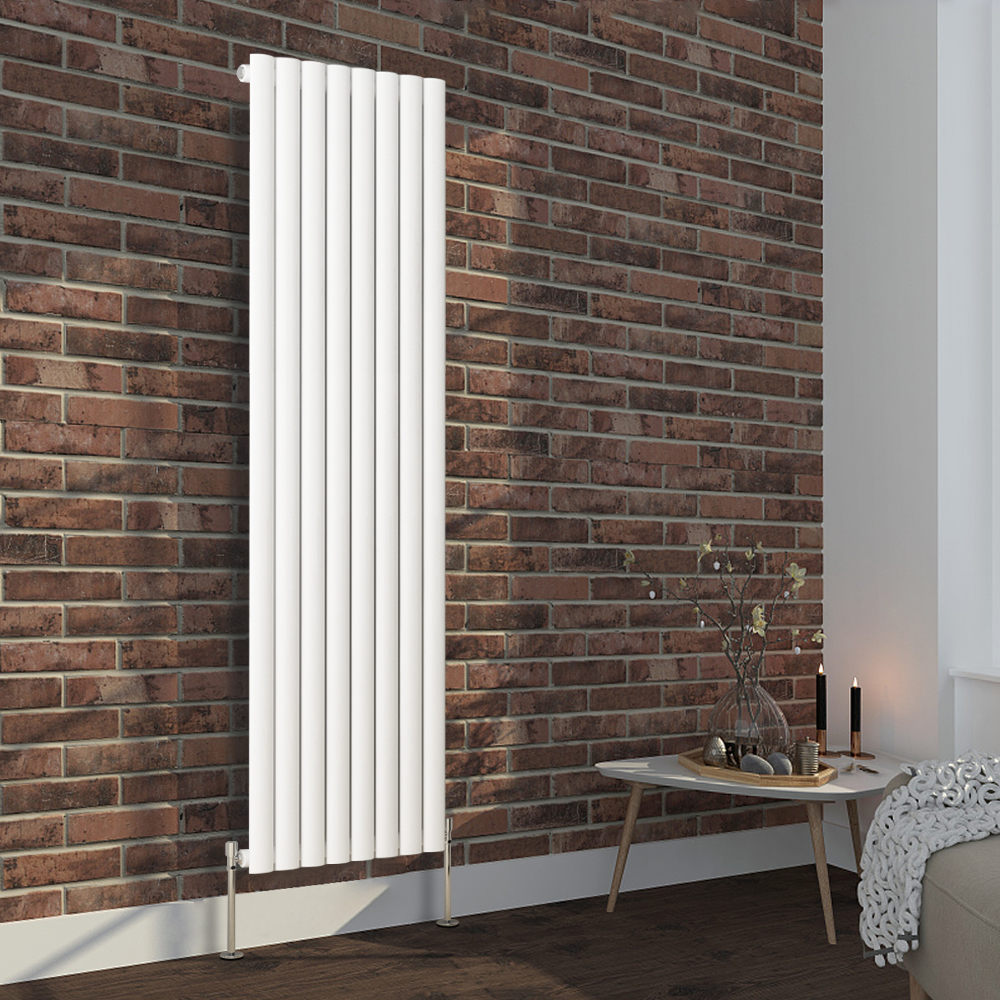 Designer Radiator Traditional Oval Column Flat Panel Rads Vertical ...