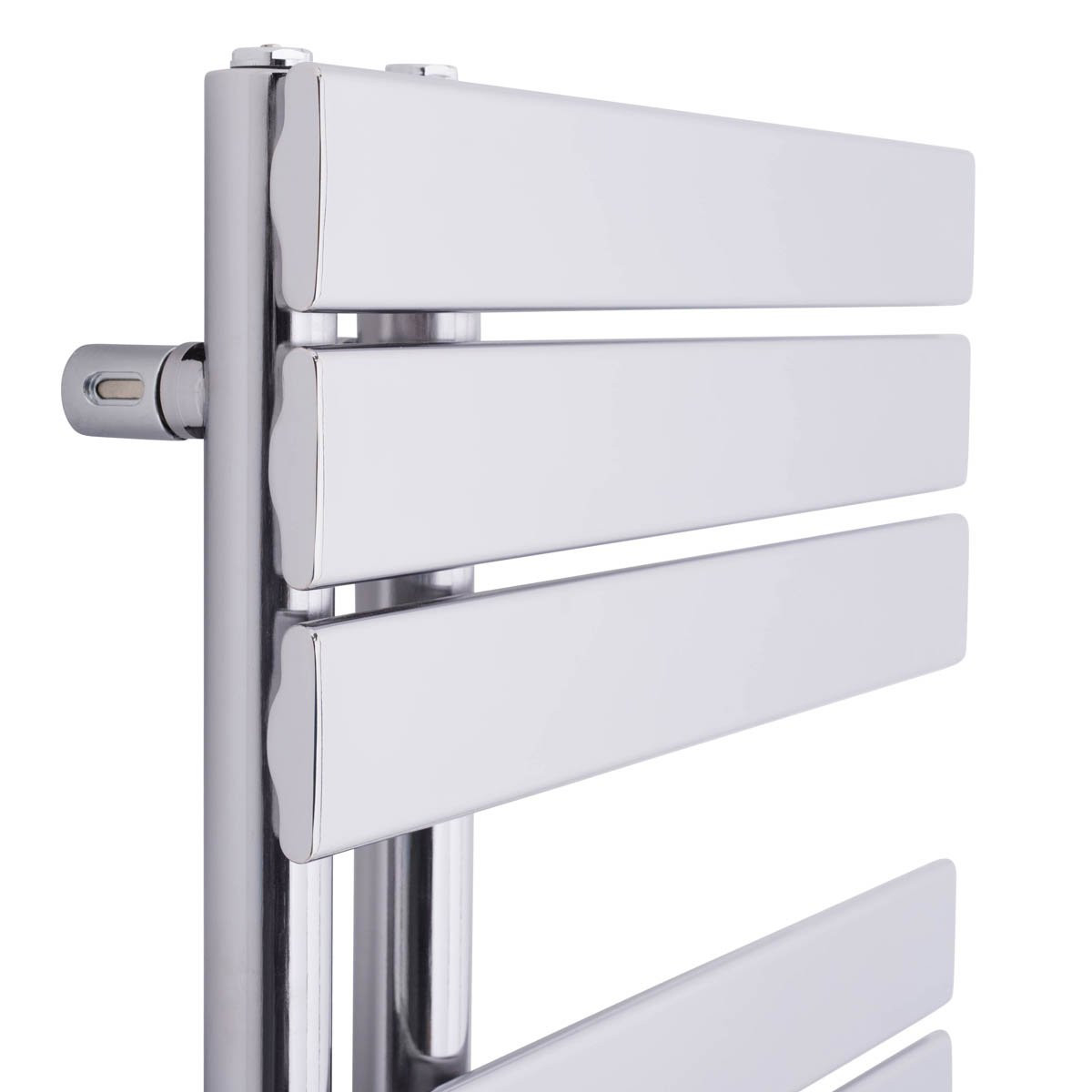 Modern White Chrome Bathroom Heated Warmer Designer Towel Rail Radiator