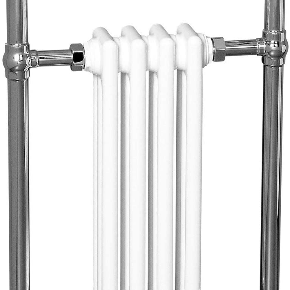 Traditional Victorian Column Bathroom Heated Towel Rail Radiator ...
