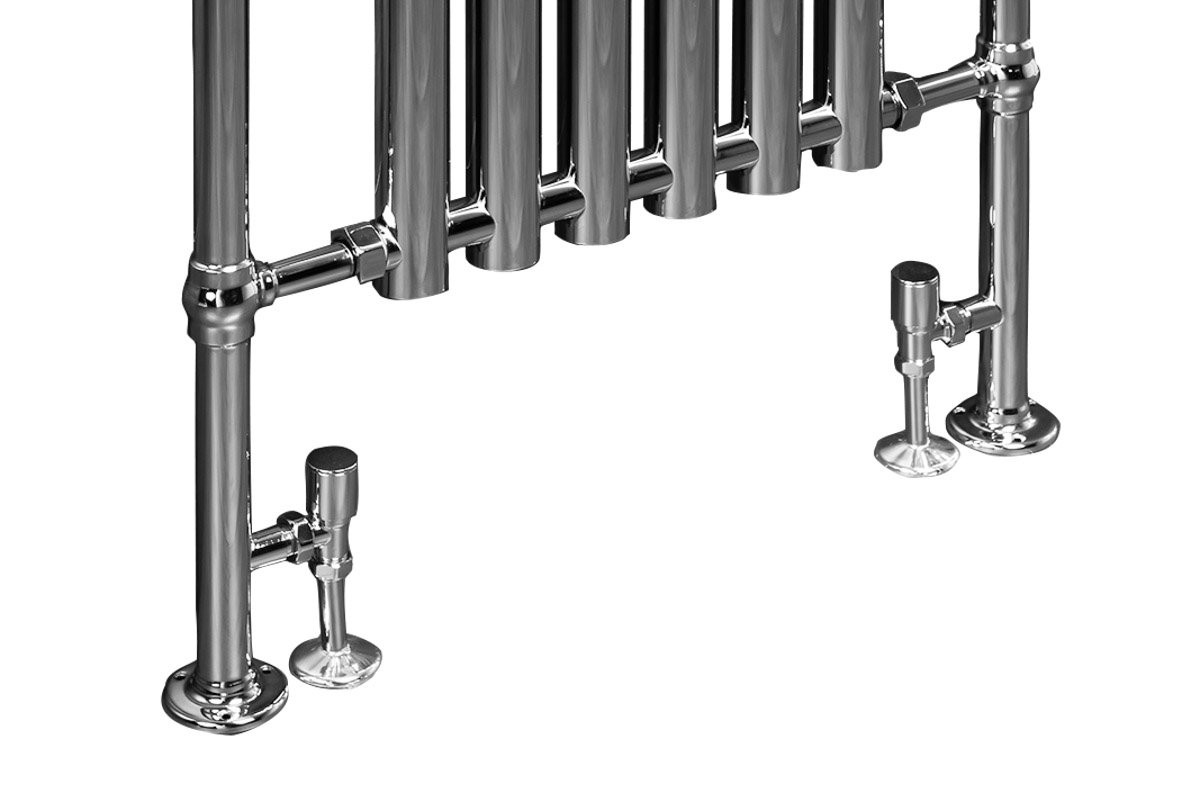 Traditional Victorian Column Bathroom Heated Towel Rail Radiator ...