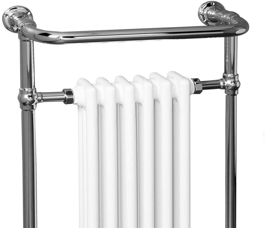 Traditional Victorian Column Bathroom Heated Towel Rail Radiator ...