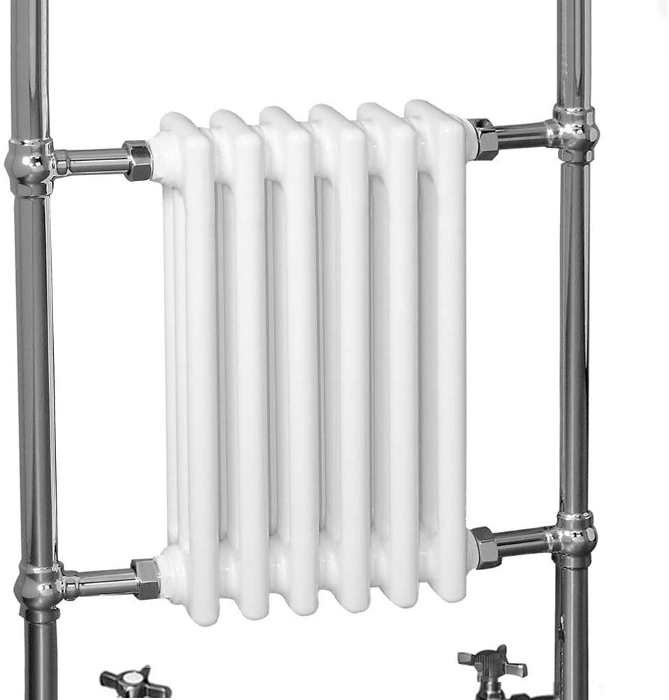 Traditional Victorian Column Bathroom Heated Towel Rail Radiator ...