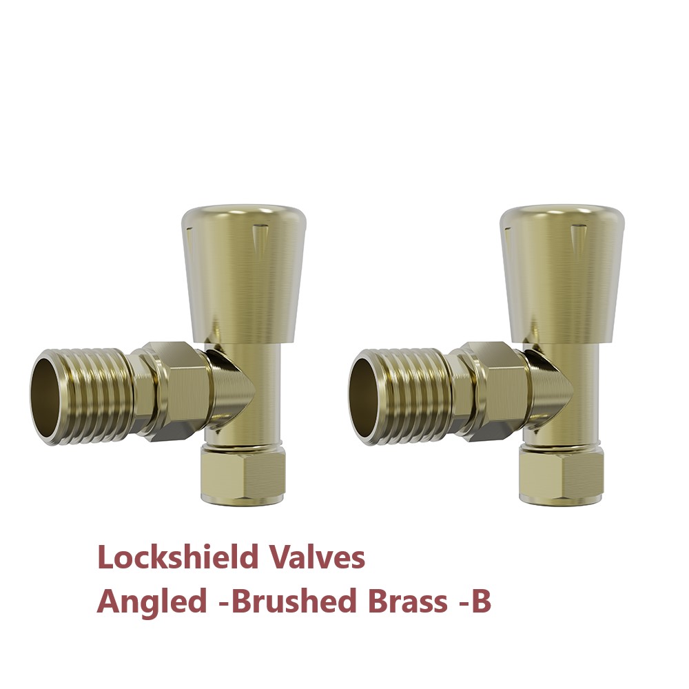 Thermostatic Manual Lockshield Radiator Valves 15mm Angled Straight Corner Pair | eBay UK