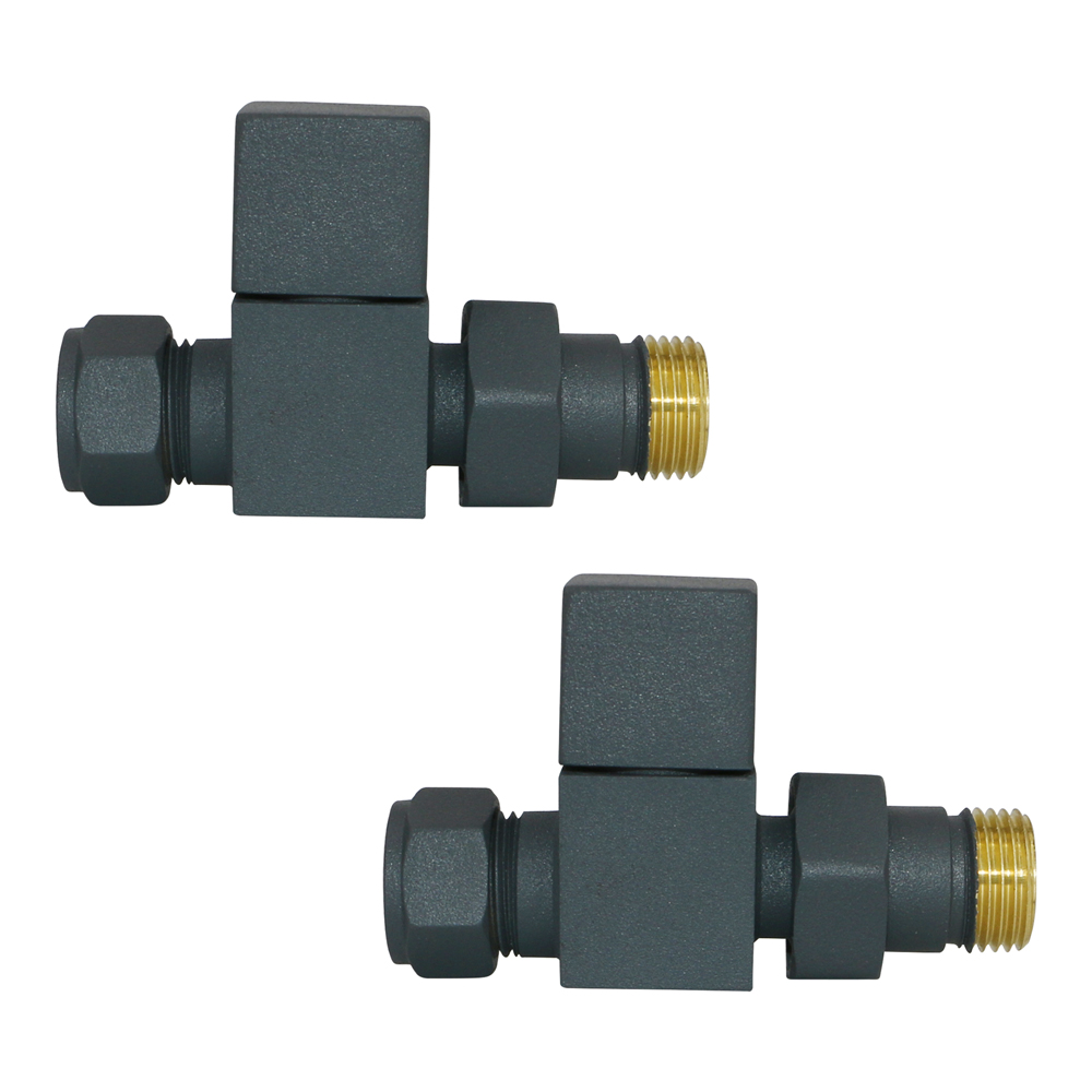 Thermostatic Manual TRV Radiator Valves 1/2" x 15mm Angled Straight Rad ...