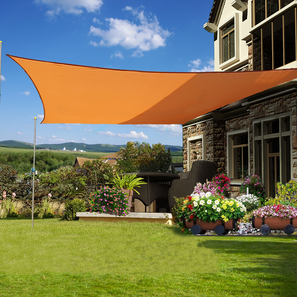 Outdoor Sun Shade Sail Garden Patio Sunscreen Awning Canopy Screen 98% ...