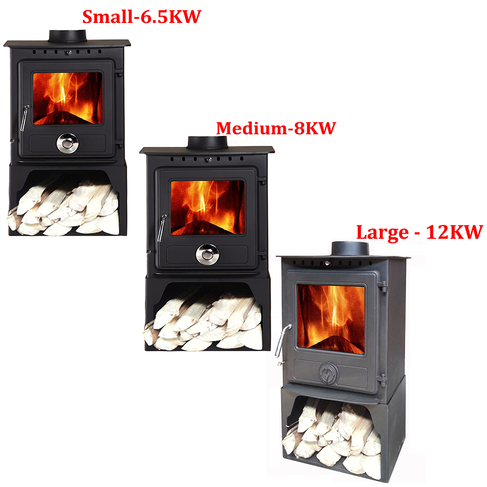 6.5KW 8KW 12KW Multi Fuel Clean Burn Stove Woodburning Log Burner with ...