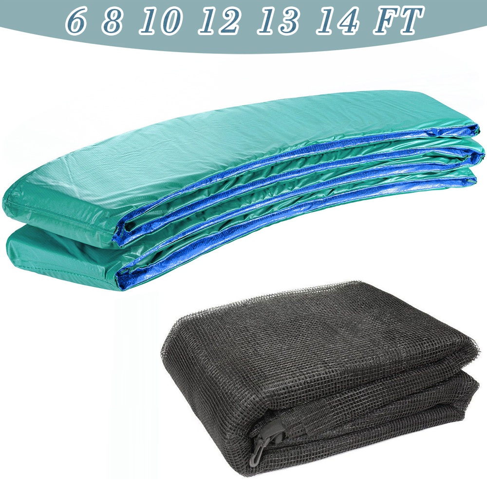 Trampoline Replacement Spring Cover Padding Safety Net Ladder Skirt ...